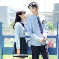 China Girls International Middle High Teen School Uniform Shirt Korean White Long Sleeve for sale