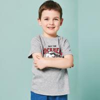 China 100% Organic Cotton Blank Print T Shirt Kids Clothes , Girls And Boys Summer Clothes for sale