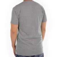 China Grey Men Blank 100% Cotton Casual T Shirts Design Round Neck Digital 3d Printing for sale