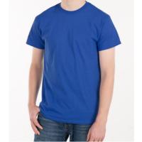 China Blank Plain Round Neck Mens Soft Cotton T Shirts With Custom Logo for sale