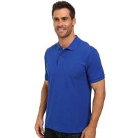 China Adult Rib - knit neck Short Sleeve Polo Shirts 100% Cotton With Sublimation Logo for sale
