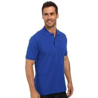 China Adult Rib - knit neck Short Sleeve Polo Shirts 100% Cotton With Sublimation Logo for sale