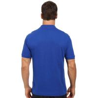 China Adult Rib - knit neck Short Sleeve Polo Shirts 100% Cotton With Sublimation Logo for sale