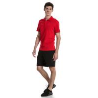 China Short Sleeve Cotton Knit Company Logo Polo Shirts At Right Chest And Left Chest for sale
