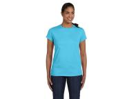 China Blank Cotton Casual T Shirts and Tops For Women / O Neck Ladies Tee for sale