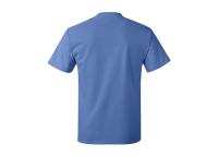 China Cotton / Polyester Blue Casual T - Shirts Slim Fit / Mens Apparel / Women's Tops for sale