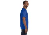 China Cotton / Polyester Blue Casual T - Shirts Slim Fit / Mens Apparel / Women's Tops for sale