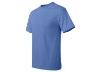 China Cotton / Polyester Blue Casual T - Shirts Slim Fit / Mens Apparel / Women's Tops for sale