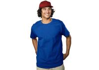 China Cotton / Polyester Blue Casual T - Shirts Slim Fit / Mens Apparel / Women's Tops for sale