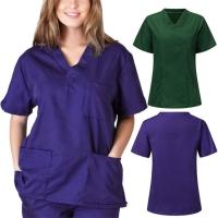 China 2020 fashion nursing scrubs medical uniform design for sale