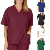 China 2020 fashion nursing scrubs medical uniform design for sale