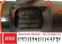 China GENUINE original DENSO Injector9709500-714 33800-52000 3380052000 Common Rail Fuel Injector for Hyundai for sale