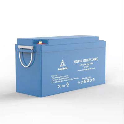 China Solar 150ah 12v Lifepo4 Battery Lithium Rv / Agv Household Rechargeable for sale