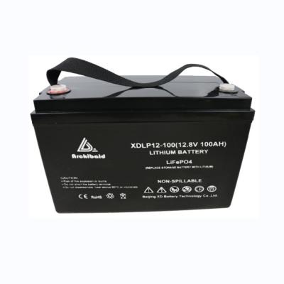 China 7000 Cycle Rv 12v 100ah Lithium Iron Lifepo4 Battery CE for sale