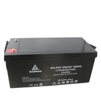 China Boats Lifepo4 Battery 24v 100ah OEM / ODM Long Cycle Life for sale