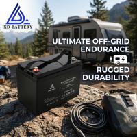 China 12V 100AH IP65 Waterproof LiFePO4 Deep Cycle Caravan Battery All-Weather Outdoor for RV Marine for sale