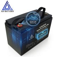China 12V 100AH LiFePO4 Deep Cycle Caravan Battery with Smart Bluetooth BMS APP Monitoring for RV Motorhome for sale