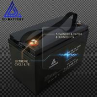 China 12V 200AH LiFePO4 Deep Cycle Caravan Battery 2560Wh Dual System for Premium RV Motorhome Off-Grid Living for sale