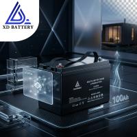 China 12V 200AH LiFePO4 Deep Cycle Caravan Battery 2560Wh Dual System for Premium RV Motorhome Off-Grid Living for sale