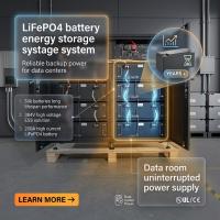 China 48V 200AH Stackable LiFePO4 Battery 10.24kWh Modular Home Energy Storage System Expandable to 40kWh for sale