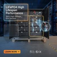 China 384V 100AH High Voltage LiFePO4 ESS Cabinet 38.4kWh Commercial Energy Storage System for Data Center for sale
