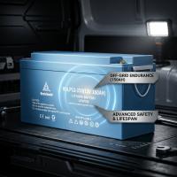 China 12V 200AH Dual-Purpose LiFePO4 Camper Van Lithium Battery Cranking Plus Deep Cycle for Off-Grid Van for sale
