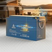 China 12V 150AH LiFePO4 Camper Van Lithium Battery 1920Wh Extended Range for Long Trip Motorhome Camping for sale