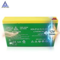 China 12V 200Ah Slim LiFePO4 Van Conversion Battery Pack With Smart BMS For Camper Electrical System for sale