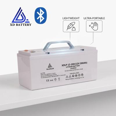 China Portable 12V 100Ah LiFePO4 Battery Pack With Carry Handle For Camper Van Camping Outdoor Power for sale
