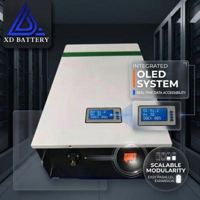 China 48V 50Ah Rack Mounted LiFePO4 UPS Backup Battery Pack for Server Room Data Center Emergency Power for sale