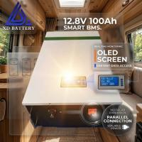 China 12.8V 100Ah Smart BMS LiFePO4 Battery Pack for RV Camper Van Motorhome Off-Grid Power Solution for sale