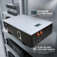China 48V 200Ah Rack Mounted LiFePO4 Base Station Battery for Telecom Tower Hybrid Power System for sale