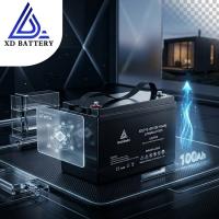 China 12V 200Ah Smart BMS LiFePO4 Deep Cycle Caravan Battery 5000 Cycles High Capacity Storage for sale