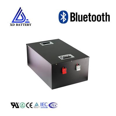 China Deep Cycle Bluetooth 48v 150ah Lithium Ion Battery OEM/ODM Silk For Traffic for sale