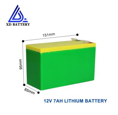 China Silk 12V 7Ah LiFePO4 Rechargeable Battery 9000 Cycle Life Lithium Iron Phosphate Battery for UPS Solar Alarm System for sale