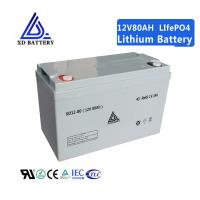 China Camper Van Lithium Battery Nominal Capacity Pin 12v  80ah Lifepo4 Battery Akku for sale