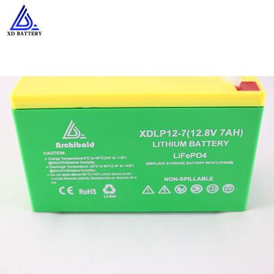China SilkLP12-7 Deep Cycle 12v 7ah Lithium Ion Battery For RV Battery Car Yacht Party for sale