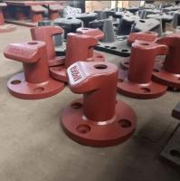 China 150KN T Type Cast Iron HT200 Mooring Bollard Galvanized Ship Docking Bollard for sale
