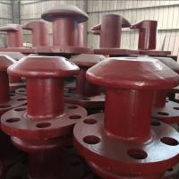 China 650KN Pillar Type Cast Iron Boat Bollard - P-Shaped Marine Mooring Equipment with 650KN Capacity for sale