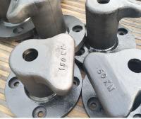China 150KN T Type Cast Iron HT200 Mooring Bollard Galvanized Ship Docking Bollard for sale