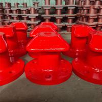 China 550KN T Type Pier Bollard - Single Bitt Marine Mooring Post with Galvanized Finish and ±0.2mm Tolerance for sale