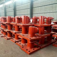 China 250KN T Head Cast Iron Bollard Galvanized Marine Pier Bollard for Ship Mooring for sale