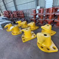 China 30T Tee Type Cast Iron Dock Bollards Cross Bitt Bollard Polished Ship docking for sale
