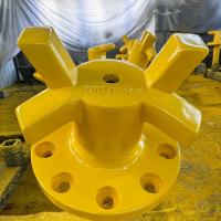 China 100T Horn Type Cast Iron HT200 Yacht Mooring Bollard Polished Ship Docking for sale