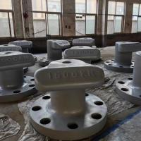 China 1500KN T Head Cast Iron Bollard for Boat Deck Ship Docking Mooring for sale