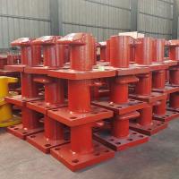 China 350KN Tee Type Cast Iron Ship Bollard Mooring Bitts Galvanized Marine Boat Shore for sale