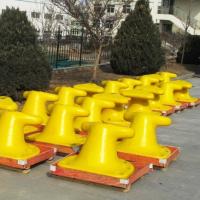 China 100T T Type Cast Iron HT200 Cross Bitt Bollard Port Bollard Polished Ship Docking for sale