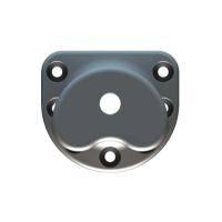 China 80T Kidney Type Cast Steel Dock Bollard Galvanized Mooring Bitt for Ship Docking for sale