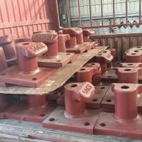 China 50KN T Head Cast Iron HT200 Jetty Bollard Pier Dock Mooring Bollard Polished for sale