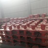 China 50KN Tee Type Cast Iron Ship Bollard Galvanized Small Boat Mooring Bollard for sale